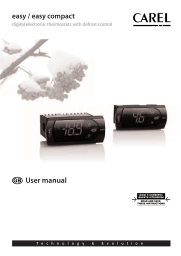 Carel Easy - User manual, Manual