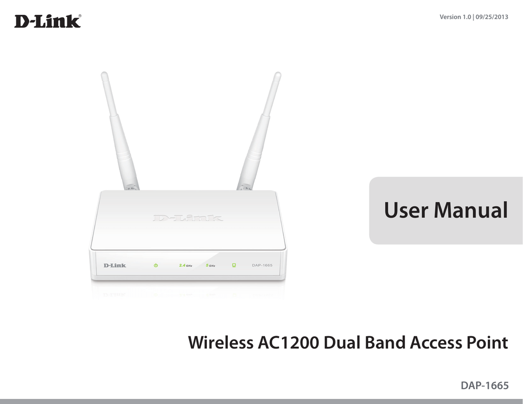D-Link DAP-1665 User manual | Manualzz