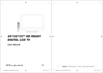Wharfedale Pro 32" User manual | Manualzz