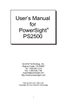 PowerSight PS4000 User Manual | AI Chat & PDF Download | Manualzz