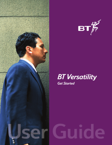 BT BT Versatility Get Started | Manualzz