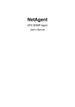 NetAgent UPS SNMP Agent User's Manual | Manualzz