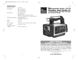 Vector Stormtracker Series - User's manual
