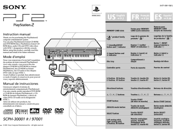 Sony SCPH-30001 R Video Game Console User manual | Manualzz