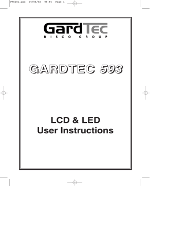 Gardtec 593 User Manual | Manualzz