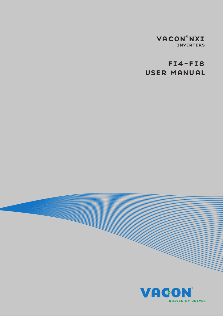 Vacon NXI Series User manual | Manualzz