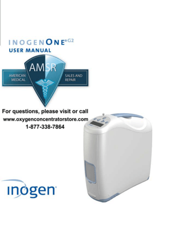 Inogen One G2 User Manual | Manualzz