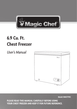 Magic Chef HMCF7W2 - Guía de instalación, Manual de usuario | manualzz.com