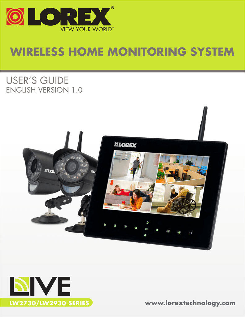 WIRELESS HOME MONITORING SYSTEM | Manualzz