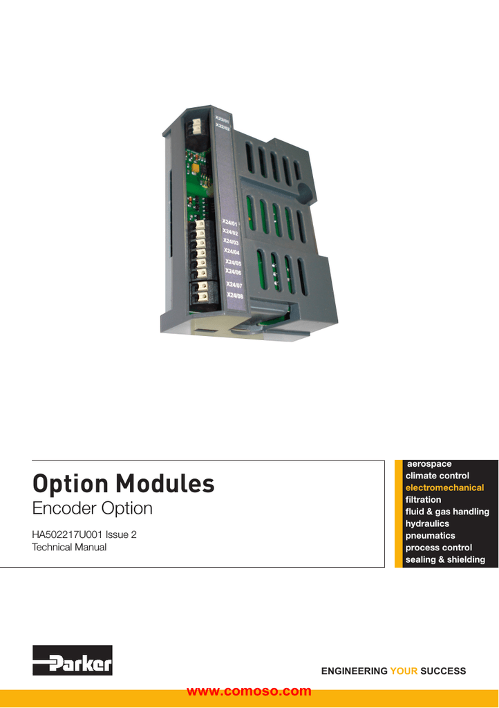 Parker AC30V Series Technical Manual | Manualzz