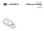 Hach Bench top turbidity meters, TL23, TL2350 User manual | Manualzz