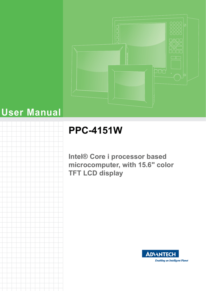 Advantech PPC-4151W User manual | Manualzz
