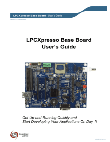 LPCXpresso Base Board User’s Guide | Manualzz