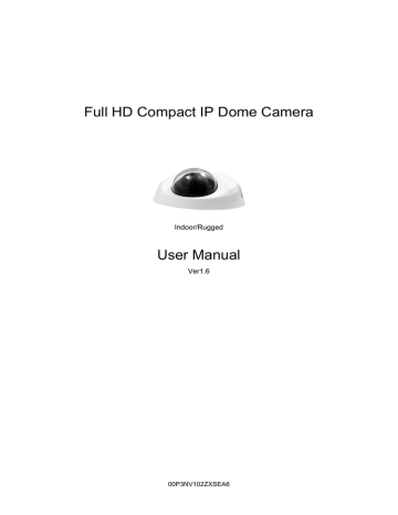 ATI IP Dome Camera Full HD Compact User Manual | Manualzz