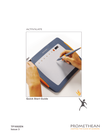 promethean ActivSlate Quick Start Guide | Manualzz