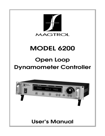 Magtrol English | Manualzz