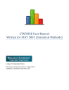 STATDISK User Manual - Statistical Methods | Manualzz