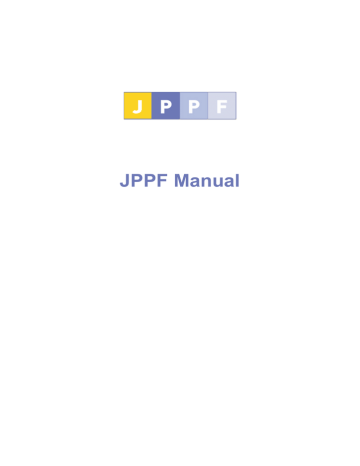 JPPF parallel processing framework User Guide | Manualzz