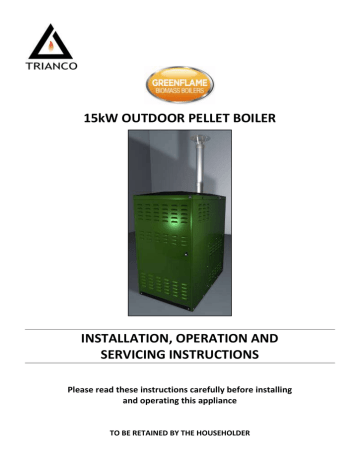 Trianco 15W Pellet Boiler Installation and Operation Manual | Manualzz