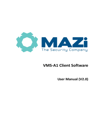 VMS software A1 Client User Manual | Manualzz