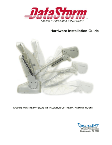 DataStorm Mount Hardware Installation Guide | Manualzz