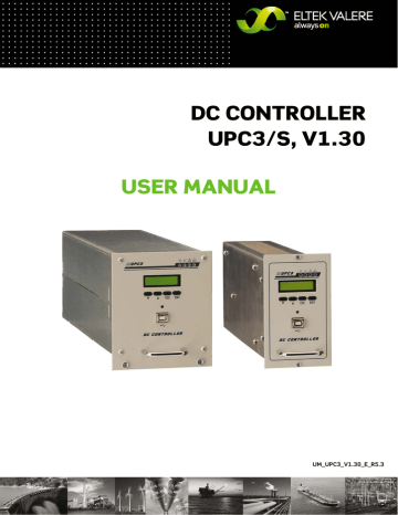 ELTEK VALERE UPC3/S User Manual | Manualzz