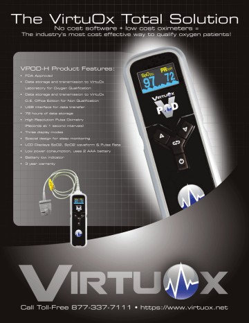 VirtuOx VPOD H Instruction Manual | Manualzz
