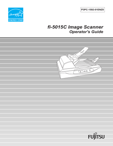 Fujitsu fi-5015C scanner Operator's Guide | Manualzz