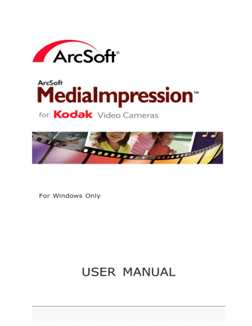 ArcSoft MediaImpression for Kodak Owner Manual | Manualzz