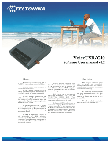 VoiceUSB G10 Software User manual | Manualzz