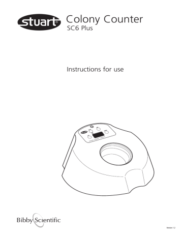 Colony Counter SC6 Plus Instructions for use | Manualzz