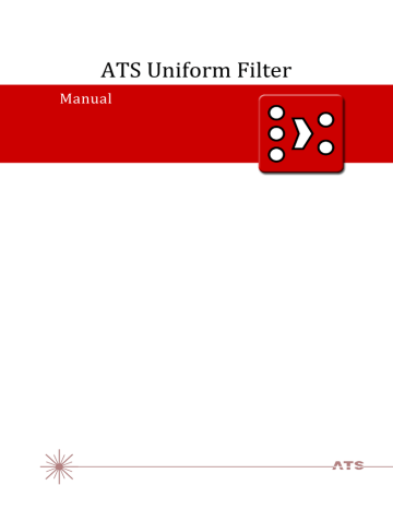 ATS Uniform Filter Manual | Manualzz