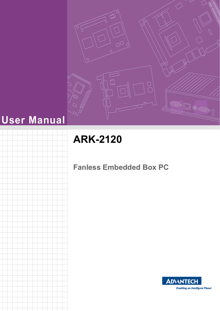 Advantech ARK-2120 User manual | Manualzz