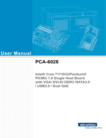 Board Layout: Jumper and Connector Locations. Advantech PCA-6028 | Manualzz