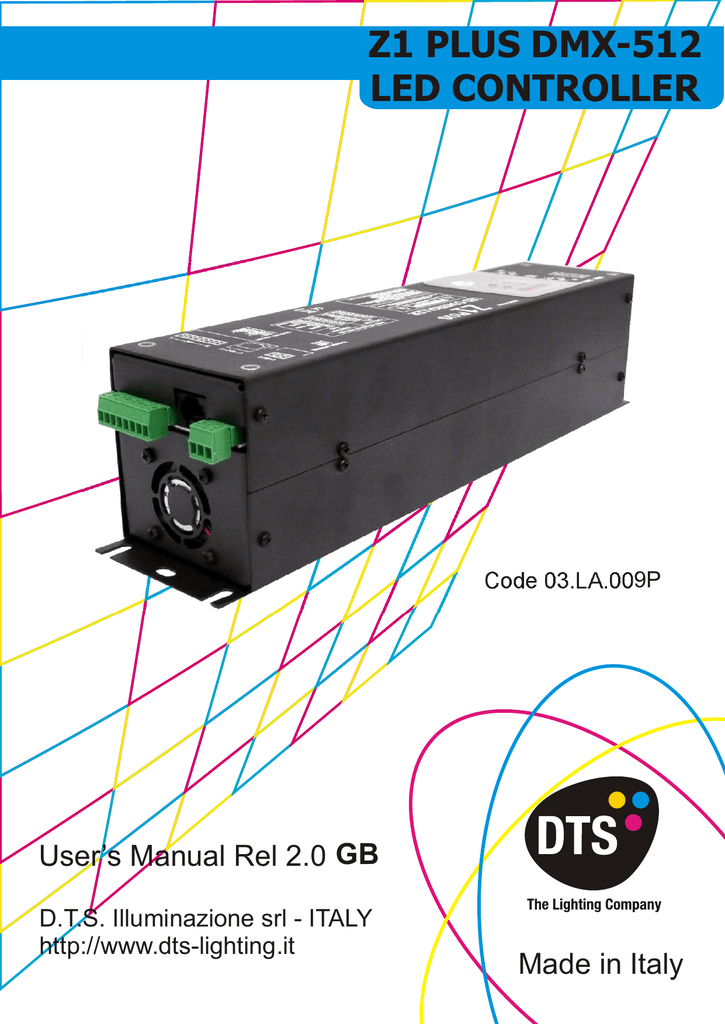 Dmx Lighting Controller User Manual | Shelly Lighting