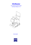 IOLMaster User Manual | Manualzz