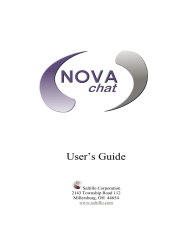 NOVA chat User's Guide | Manualzz
