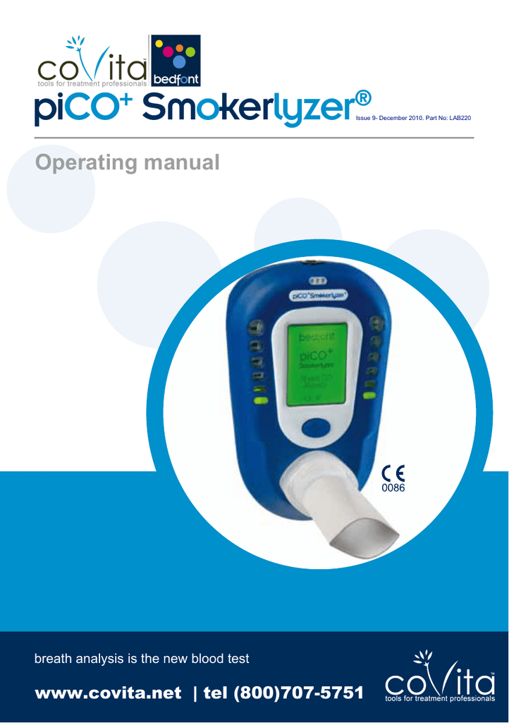 piCO+ Smokerlyzer® | Manualzz
