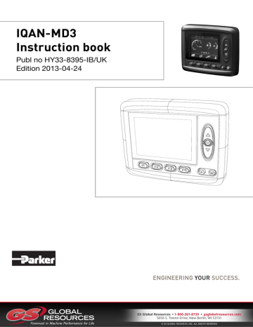 Parker IQAN-MD3 Instruction book | Manualzz