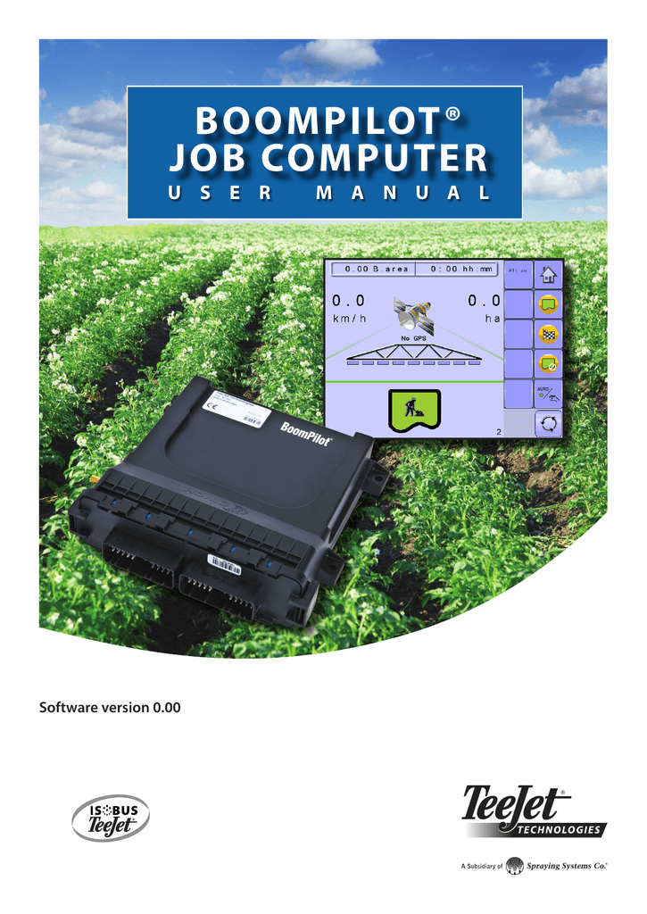 TeeJet BoomPilot ECU User Manual | Manualzz