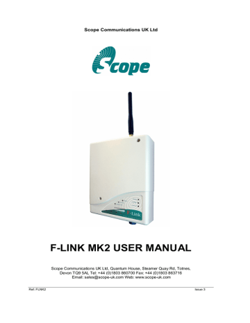 F-Link MK2 User Manual - Scope | Manualzz