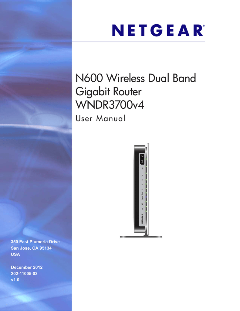 Netgear WNDR3700v4 User manual | Manualzz