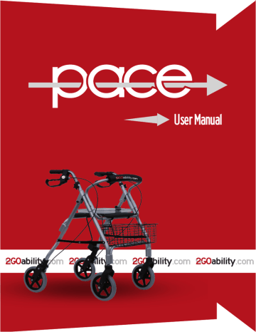 2GOability Pace Rollator User Manual | Manualzz