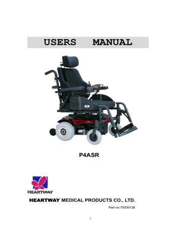 Heartway Power Wheelchair P4ASR User Manual | Manualzz