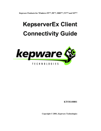 Kepware Client - Manual