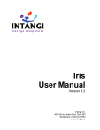 Iris User Manual - Intangi | Manualzz