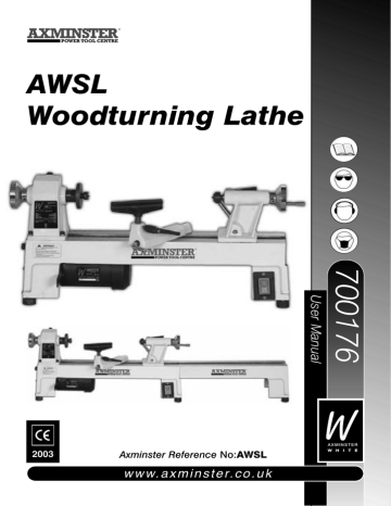 Woodturning Lathe AWSL User Manual | Manualzz