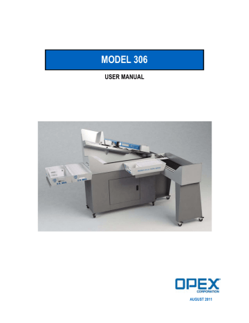 Opex Omation 306 User manual | Manualzz