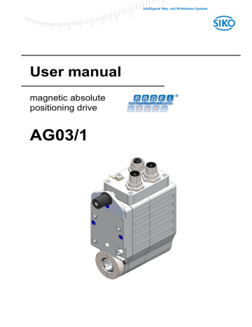 Siko AG03/1 Actuator User Manual | Manualzz
