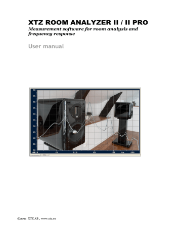 XTZ Room Analyzer II Pro Room Analyzer Owner's Manual | Manualzz